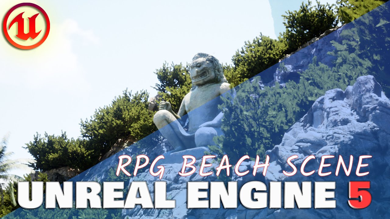 Unreal Engine 5 - Lost Beach Scene - Updated - YouTube