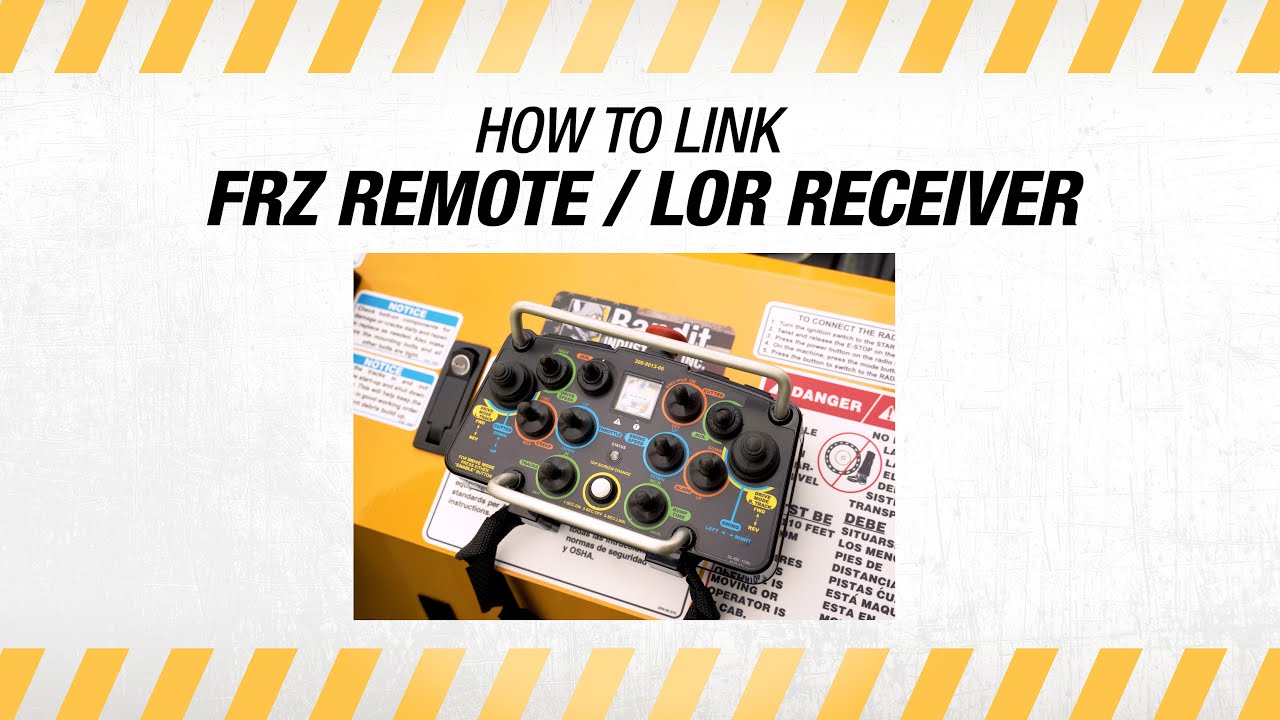 FRZ/LOR Remote Linking Procedure for BANDIT Machines - YouTube