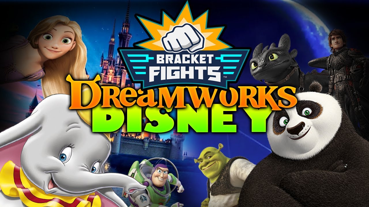 Bracket Fights: Disney VS Pixar VS Dreamworks | The Dream Fox - YouTube