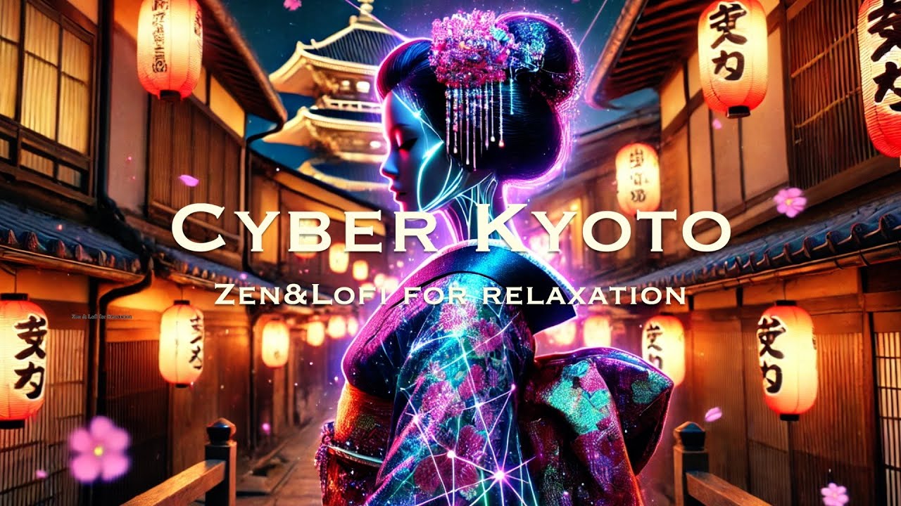 Cyber Zen Kyoto – 3 Hours of Deep Focus & Relaxation | Futuristic ...