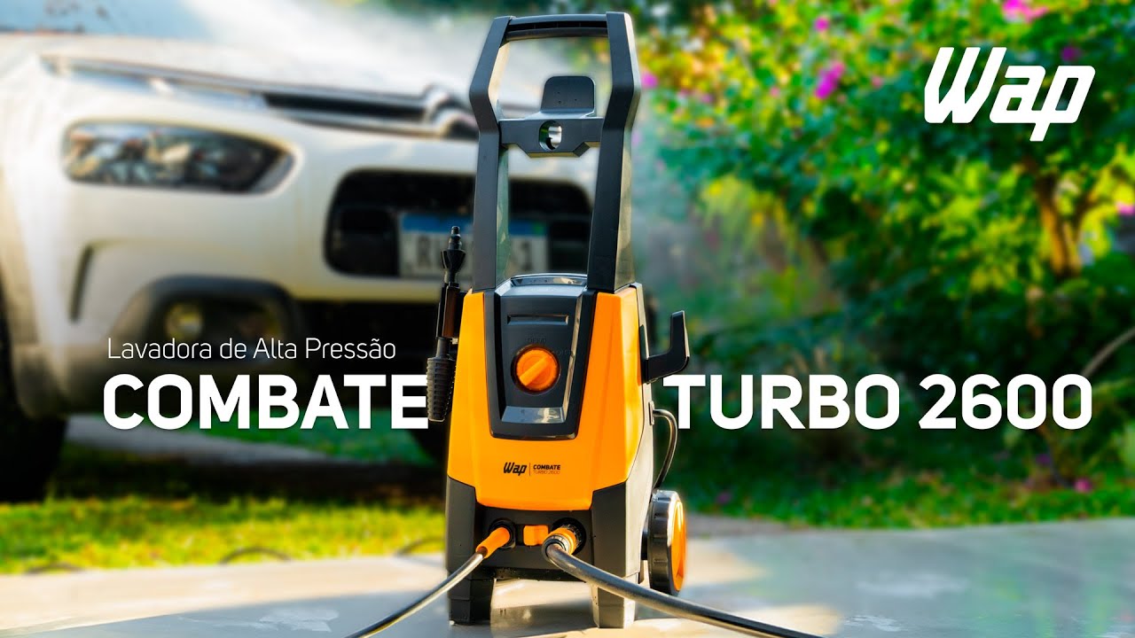 Lavadora de Alta Pressão WAP Combate Turbo 2600 - YouTube