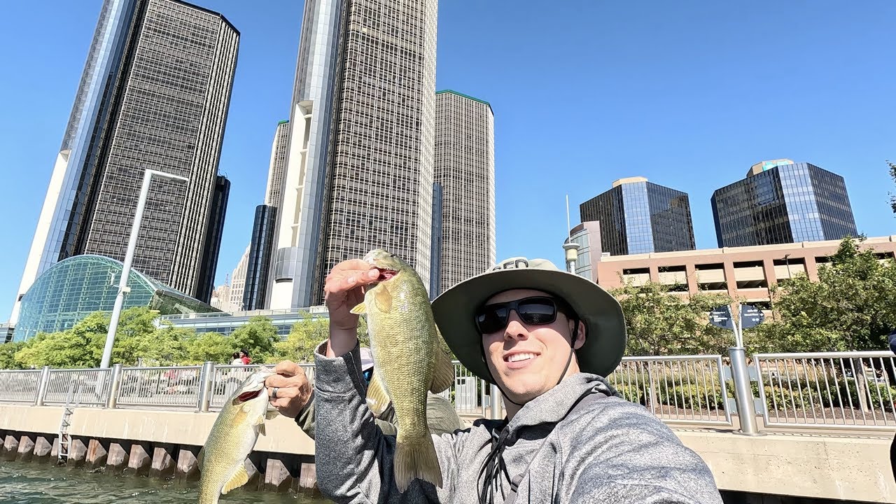 A Day of Fishing on the Detroit River! (Catch and Cook) - YouTube
