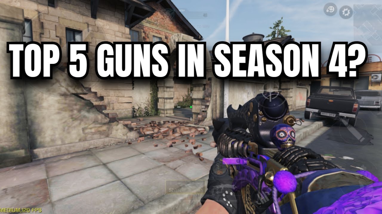Searching top 5 best guns in CODM Season 4 | COD mobile live - YouTube
