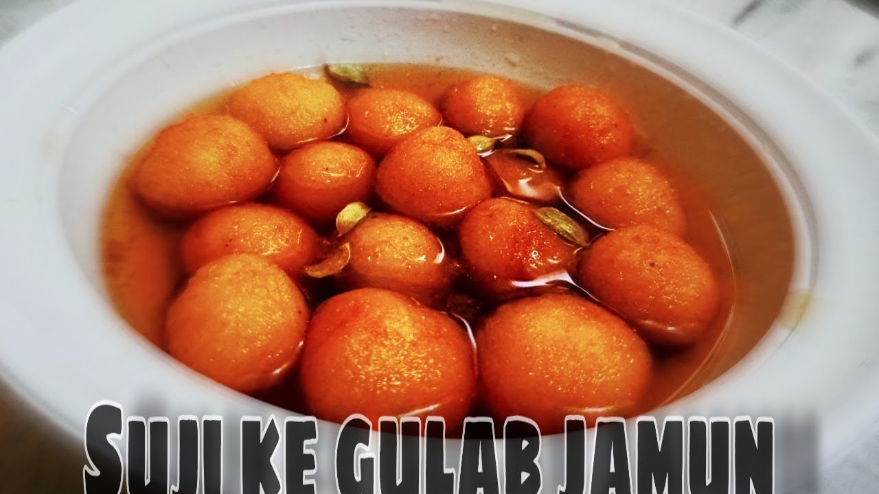 suji ke gulab jamun | How to make instant Sooji gulab jamun in hindi | rava gulab jamun - YouTube