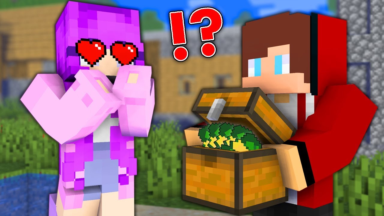 7 Ways to DATE Zoey in Minecraft Challenge - Maizen JJ and Mikey - YouTube