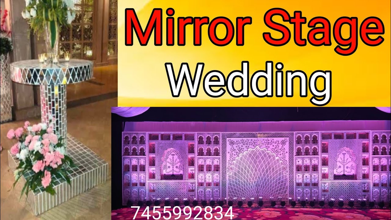 Mirror Stage Wedding | Mirror Wedding Stage | Wedding Mirror Stage ...