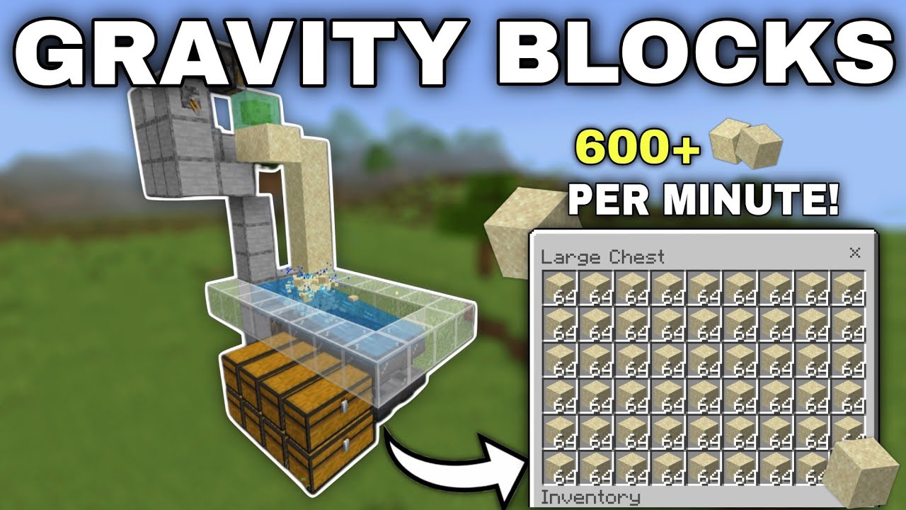 Minecraft best & EASY SAND FARM in minecraft bedrock 1.21+ - YouTube