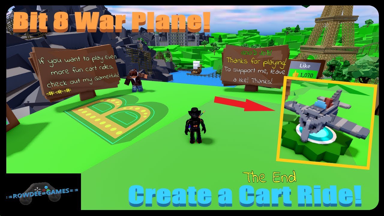 How to Claim the Bit 8 War Plane Cart, Little Europe! CCR Roblox - YouTube