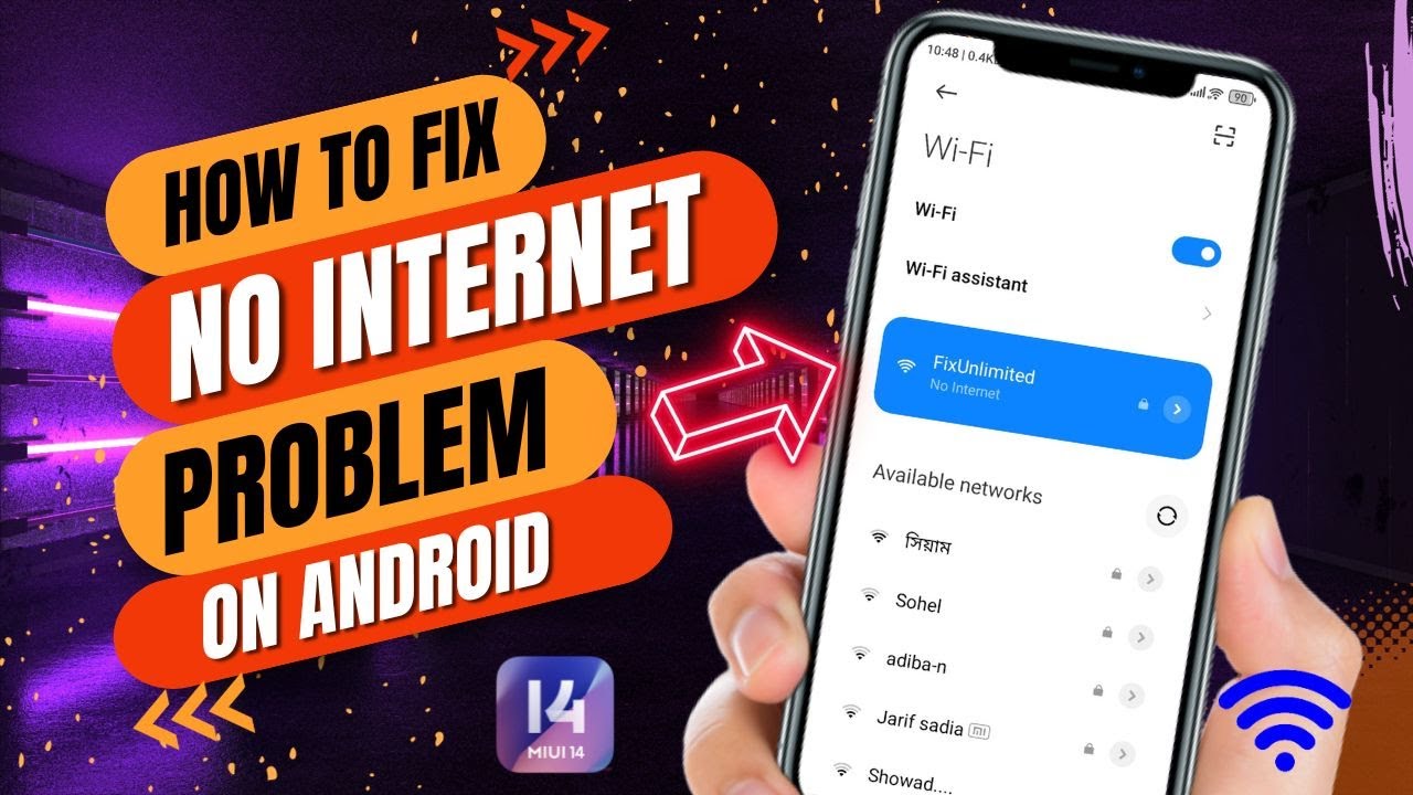 how To Fix WIFI No Internet Problem On Android | WIFI No Internet Error ...