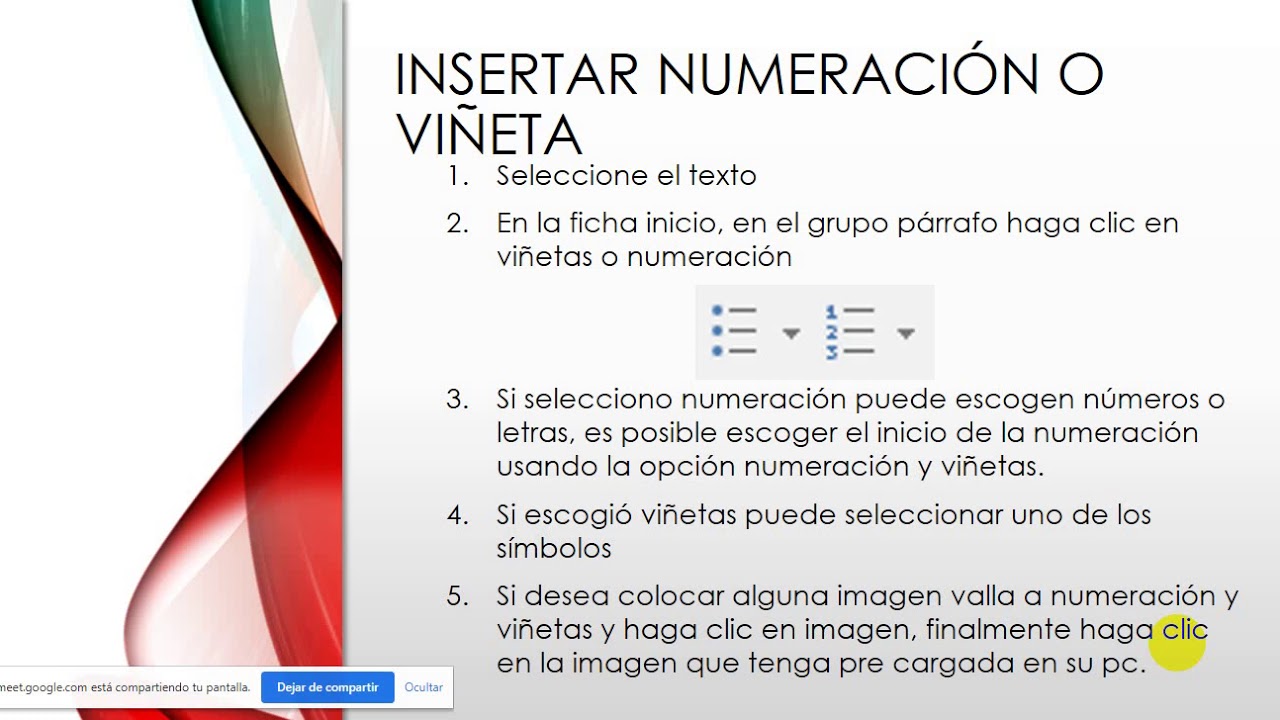 numeración y viñetas - YouTube