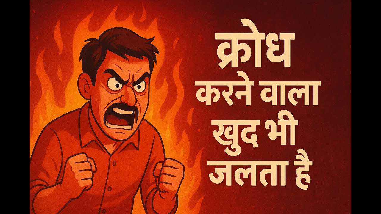 The one who gets angry burns himself | Anger Destroys You ...