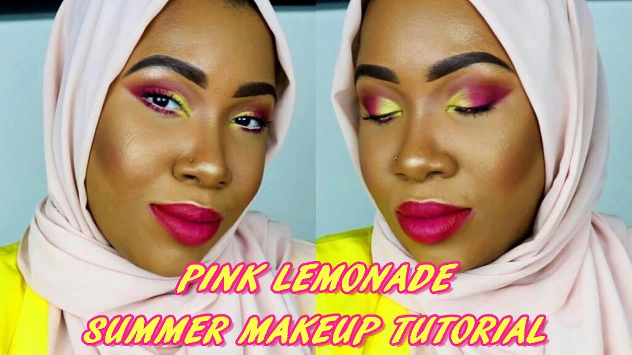 SUMMER PINK LEMONADE TUTORIAL | AMEERAH K. - YouTube