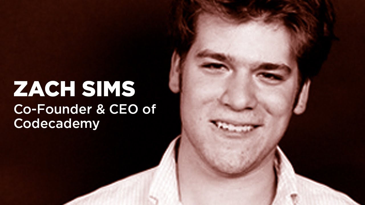Zach Sims - Co-Founder and CEO of Codecademy - YouTube