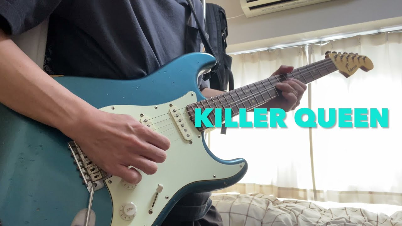 QUEEN - Killer Queen(guitar solo cover) - YouTube