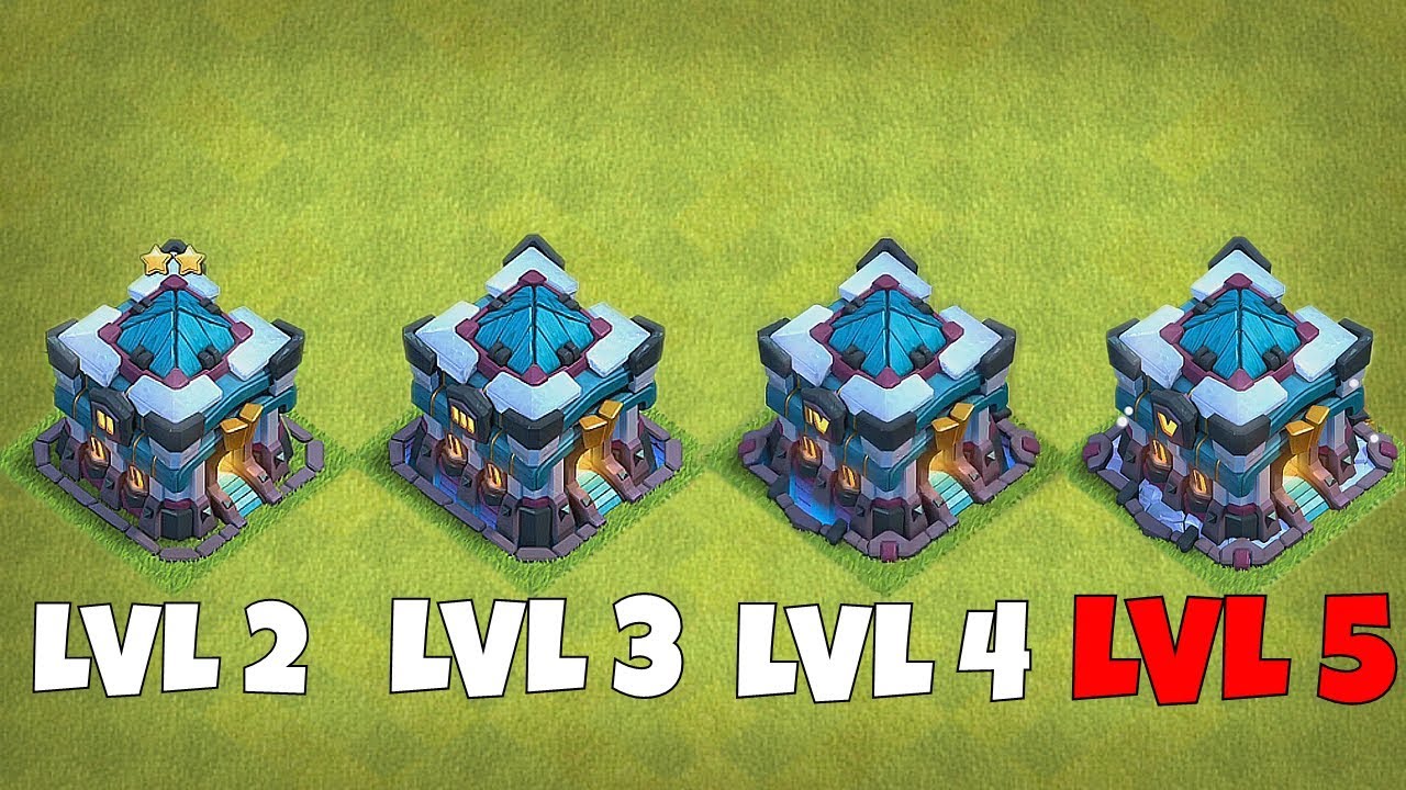 ALL TH13 LEVEL COMPARISION!! "Clash Of Clans" NEW XMAS UPDATE! - YouTube