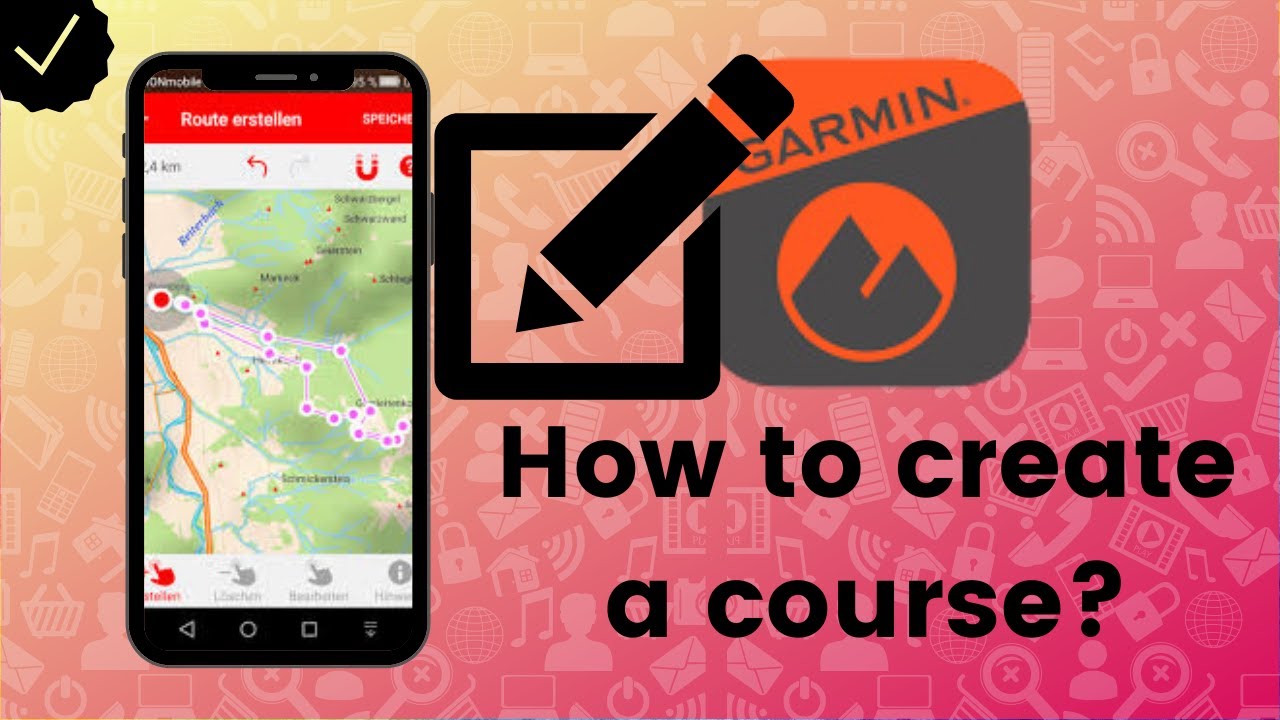 How to create a course on Garmin Explore? - YouTube