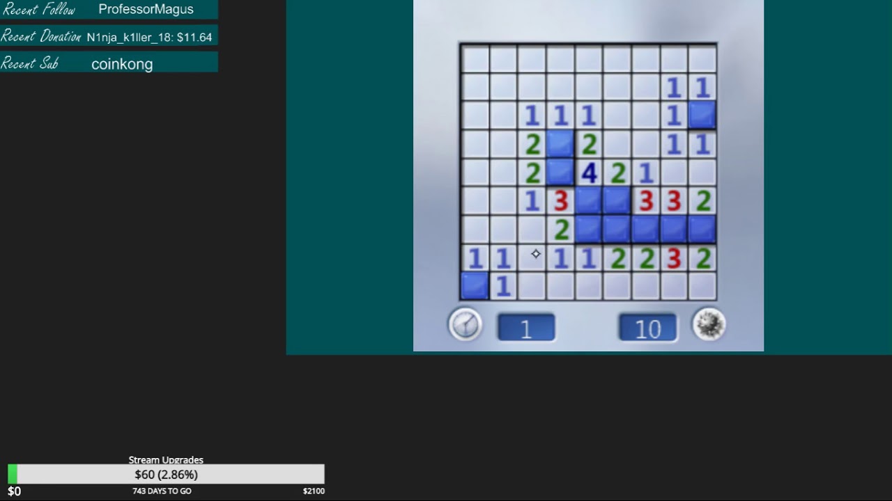 Minesweeper beginner speedrun PB: 2 seconds - YouTube