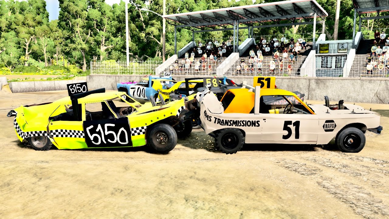 BeamNG Demolition Derby (Fullsize Old School Weld) - YouTube