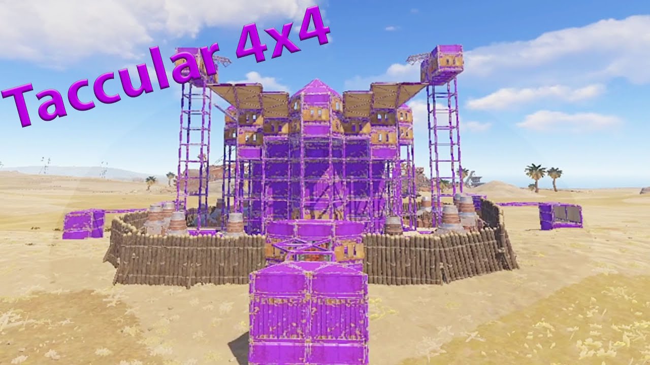 Tacularr 4x4 - Rust Base Design | RustBaseDesigns