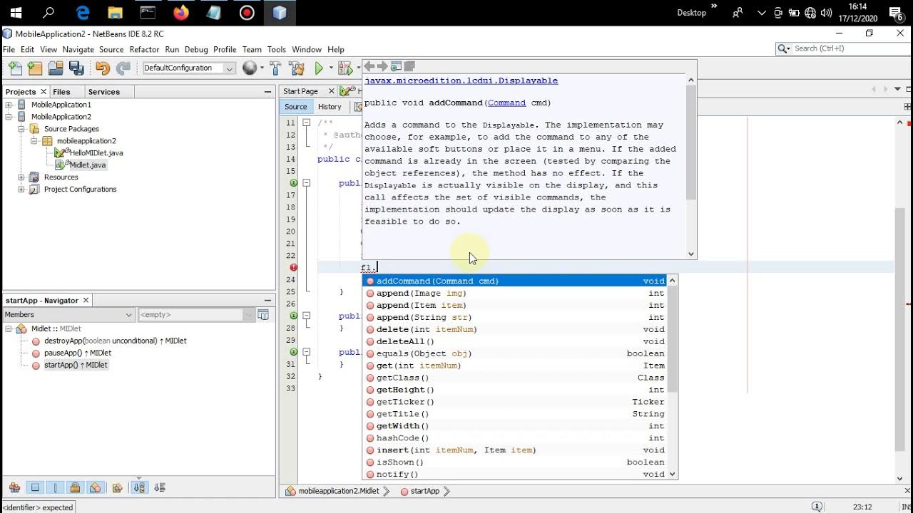 netbeans membuat text - YouTube