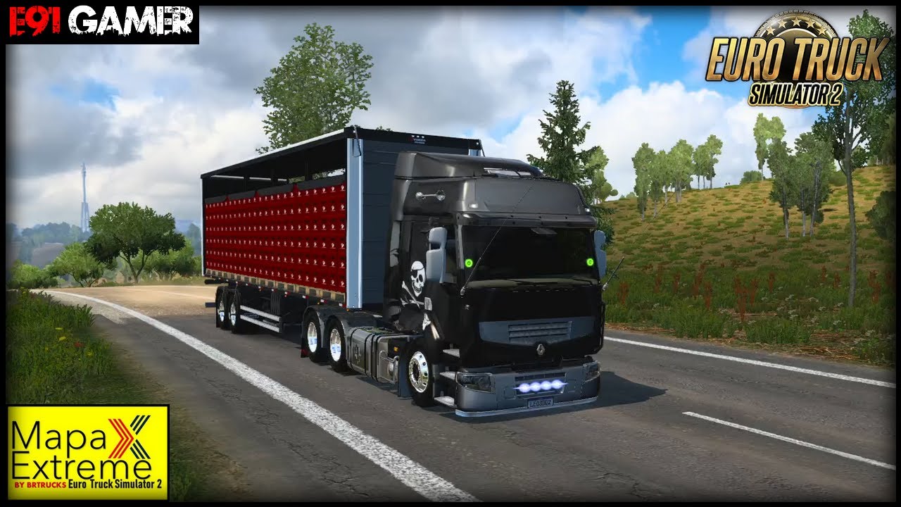 ETS 2: Mapa Extreme | Renault Premium: Mendoza - Colonia - YouTube