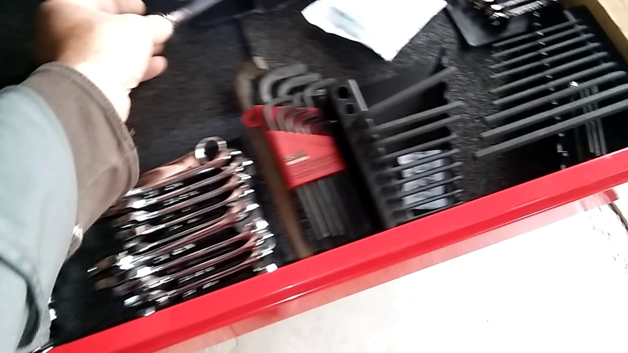 Harbor Freight 56 inch top chest upgrade Part 4 - YouTube