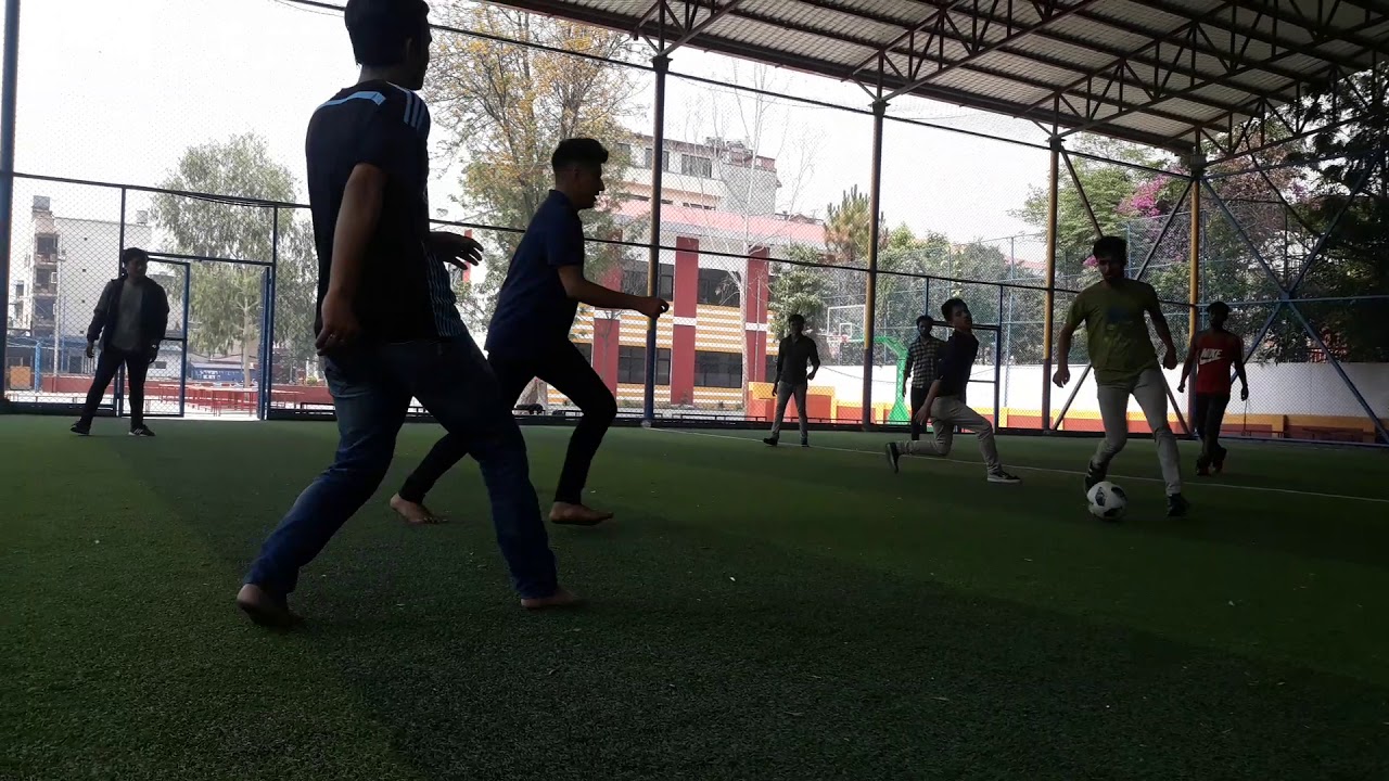 Football Match in Trinity International College || DilliBazar || Ktm ...