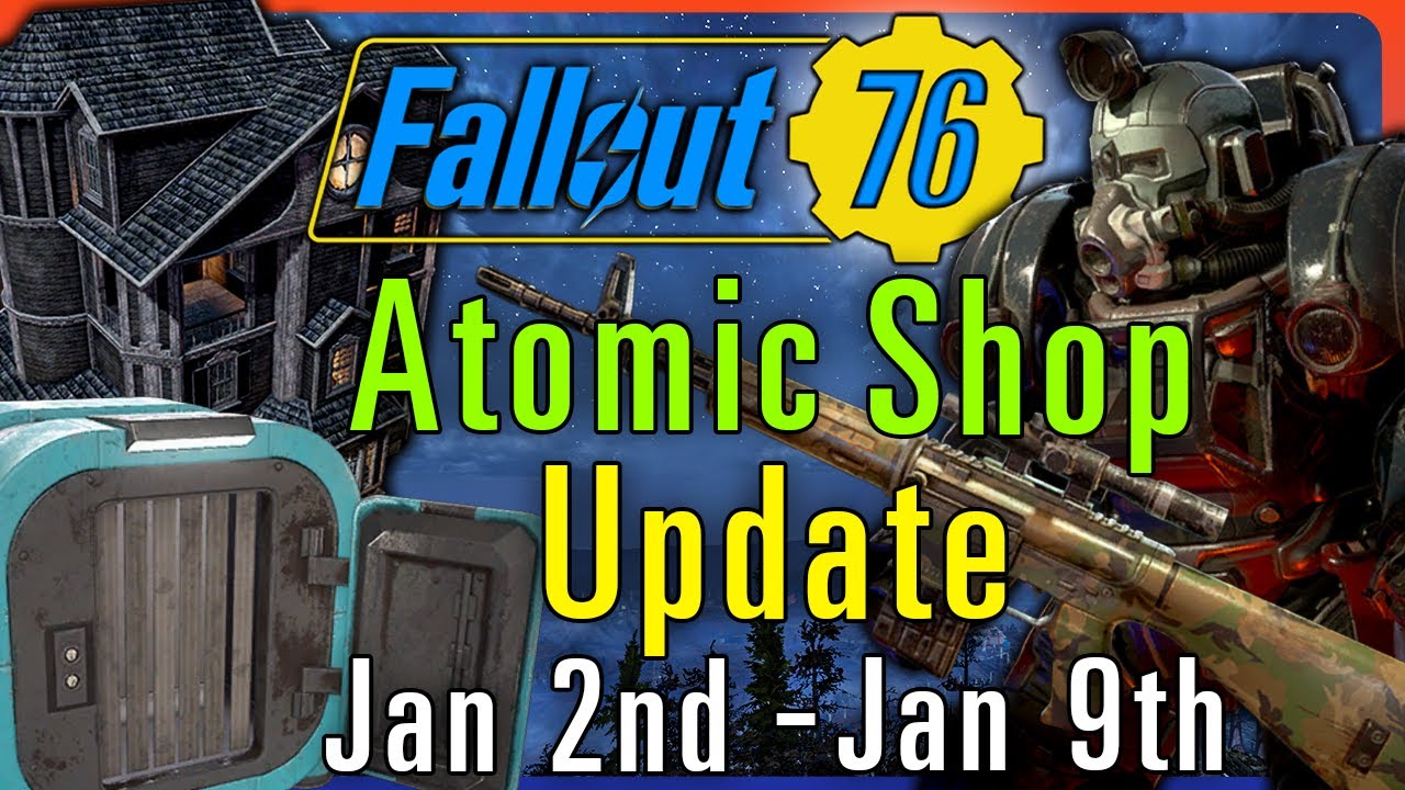 Some Great Looking Items In The Atomic Shop Update For Fallout 76 - YouTube