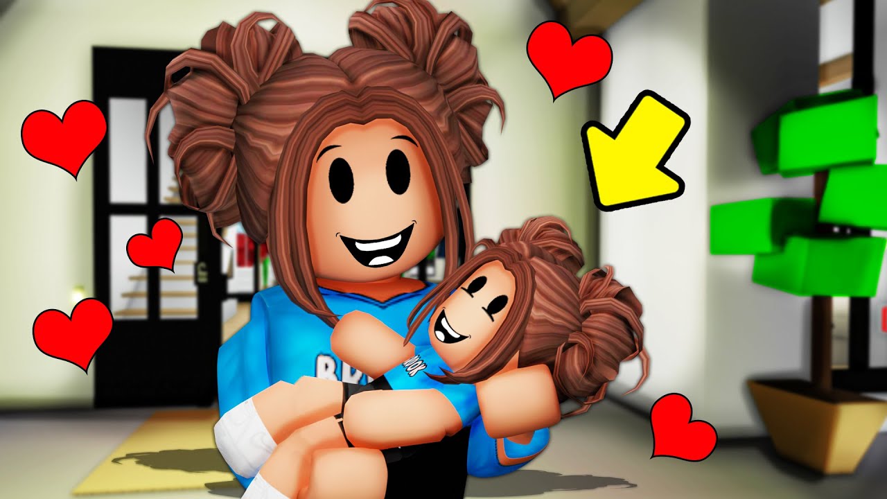 Someone Left A BABY BROOK At Our DOOR In Roblox Brookhaven!! - YouTube