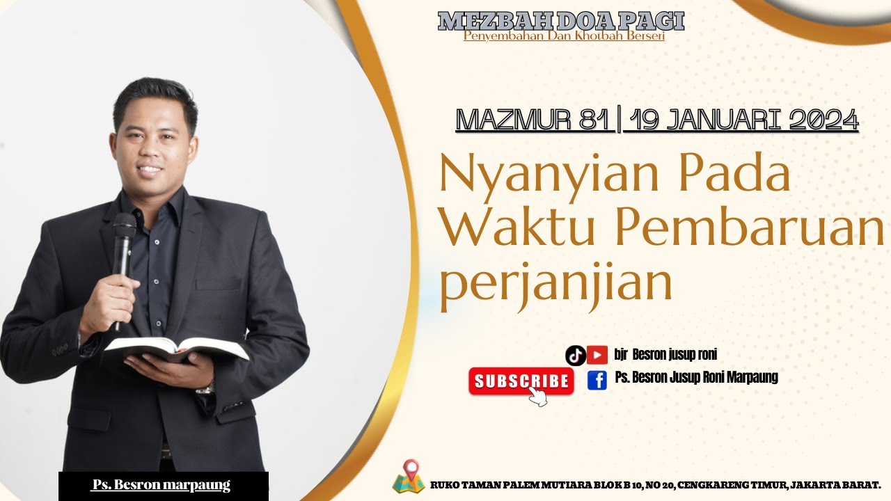Mazmur 81 | Mezbah Doa Pagi (Penyembahan & Khotbah Berseri Kej - Why ...