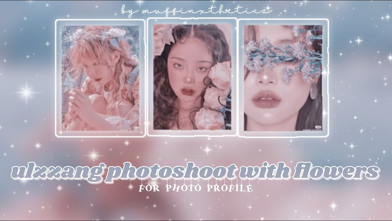 AESTHETIC ULZZANG PHOTOS (with flowers) - YouTube