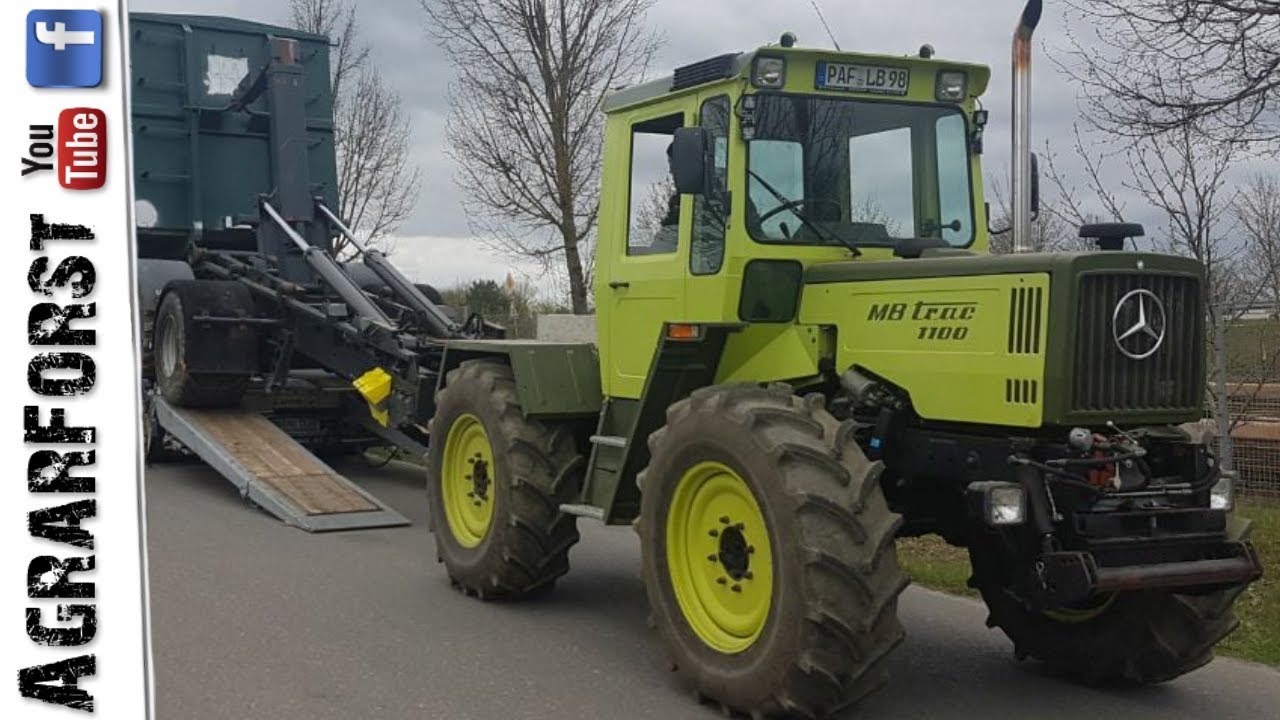 SOUND || MB TRAC 1100 in der Heuernte! - YouTube