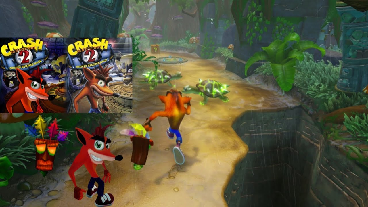 Crash Bandicoot 2 N. Sane Trilogy With Turtle Woods (Original & Remake ...