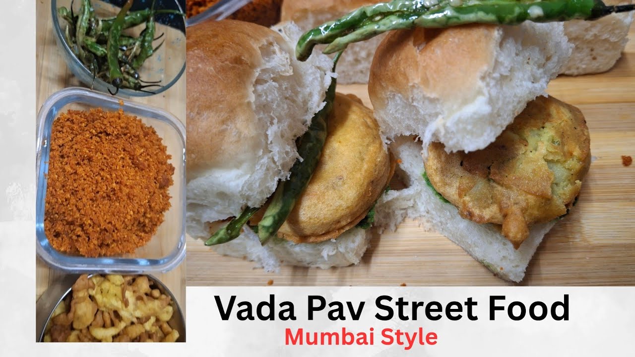 Vada Pao In My Style | Street Food Of India | Mumbai Street Food | Vada ...