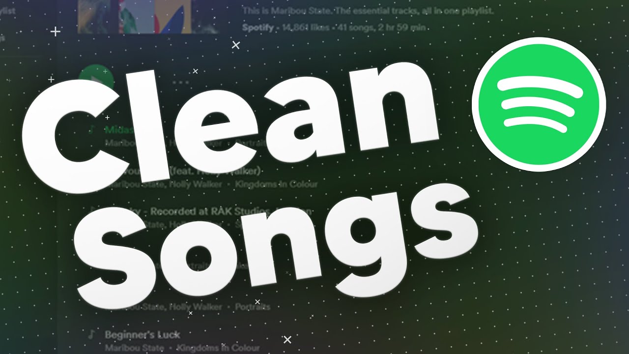 How to get Clean Songs on Spotify! 🔥 Non Explicit - YouTube