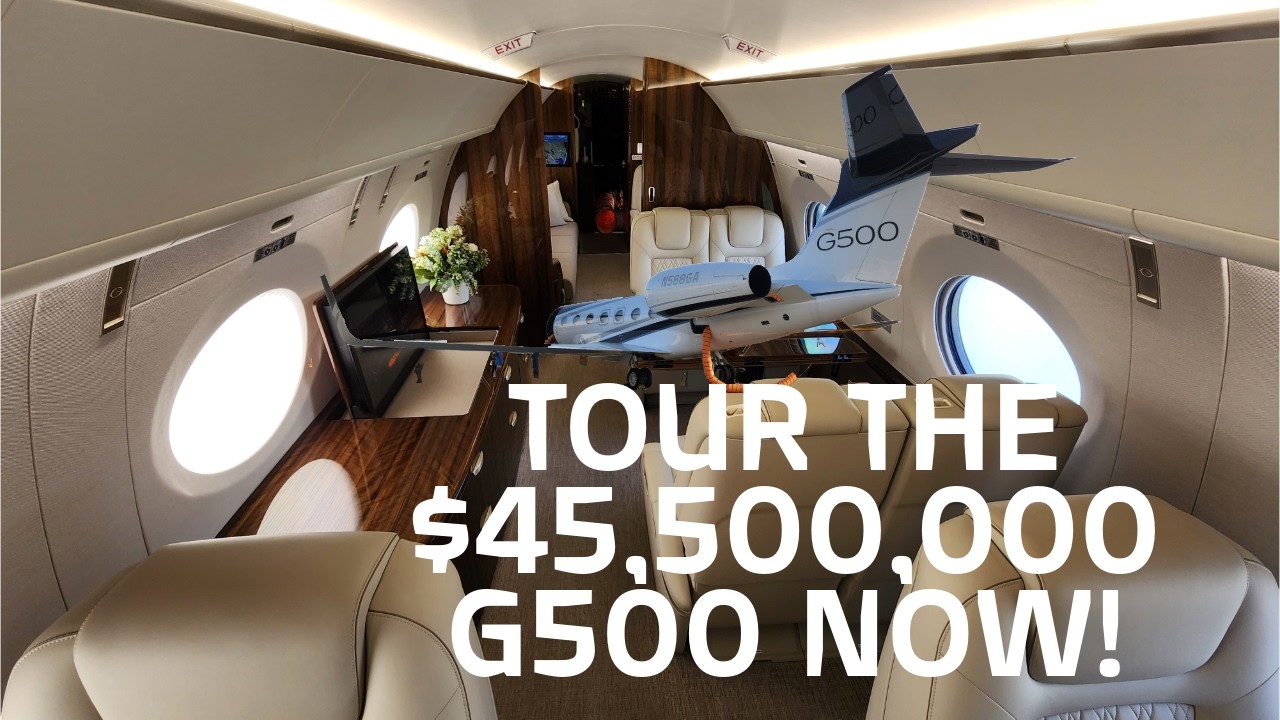 Gulfstream G500 TOUR The Future of Flying NOW - YouTube