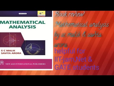 Mathematical Analysis by sc malik & savita arora/Book review /helpful for comptetive exams 📚📚📚📚📚 ...