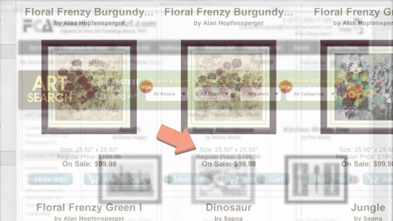 Framed Canvas Art-ArtSearch Tool - YouTube