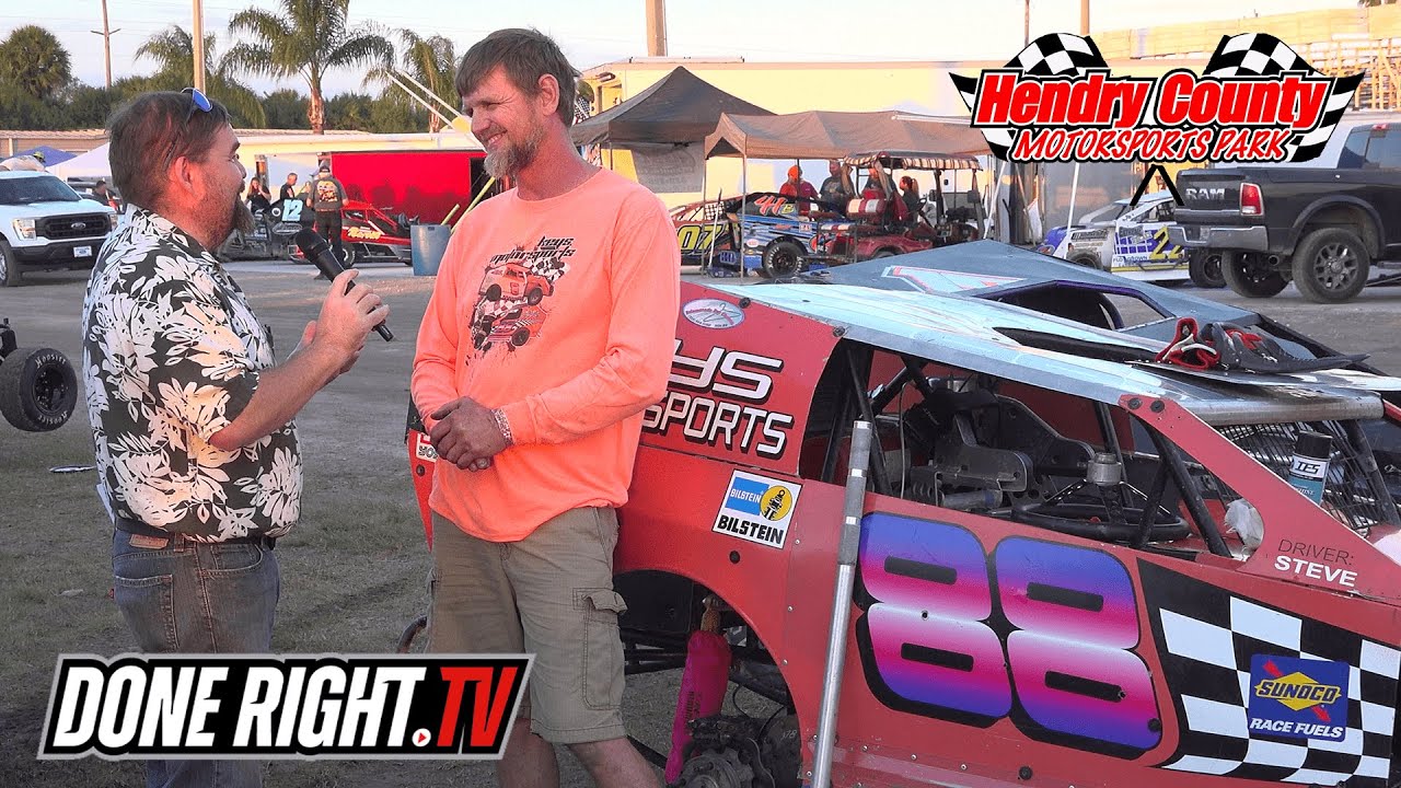 'Racin' Jason Interviewing Steve Throop | MODLITE STARS @ Hendry County ...