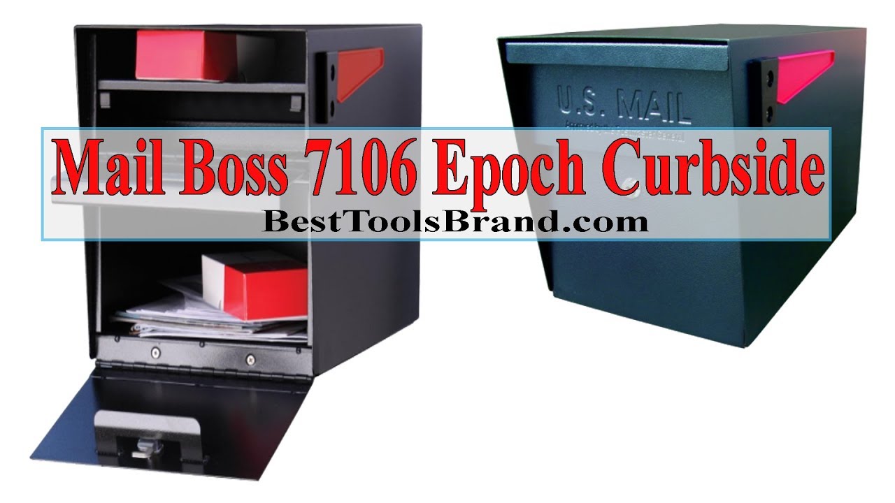 Mail Boss 7106 Epoch Curbside Locking Mailbox - YouTube