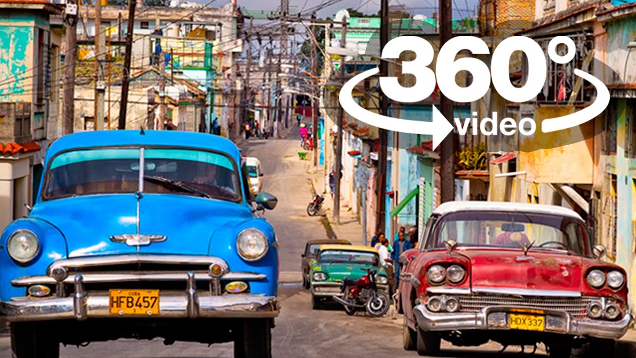 Habana Cuba: video 360 grados, visita virtual en carro y almendron ...