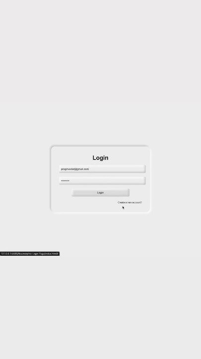 Creating Neumorphism Login form by using Html & Css #html #coding #html ...