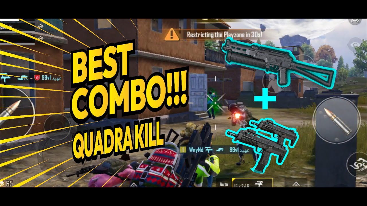 Power of PP19 combine with Mini Gun | PUBG Mobile - YouTube