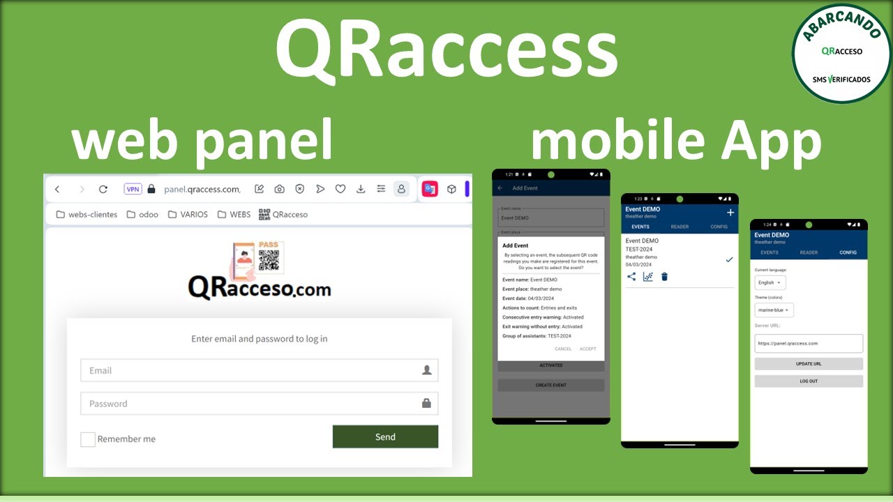 QRACCESS web panel tutorial - YouTube
