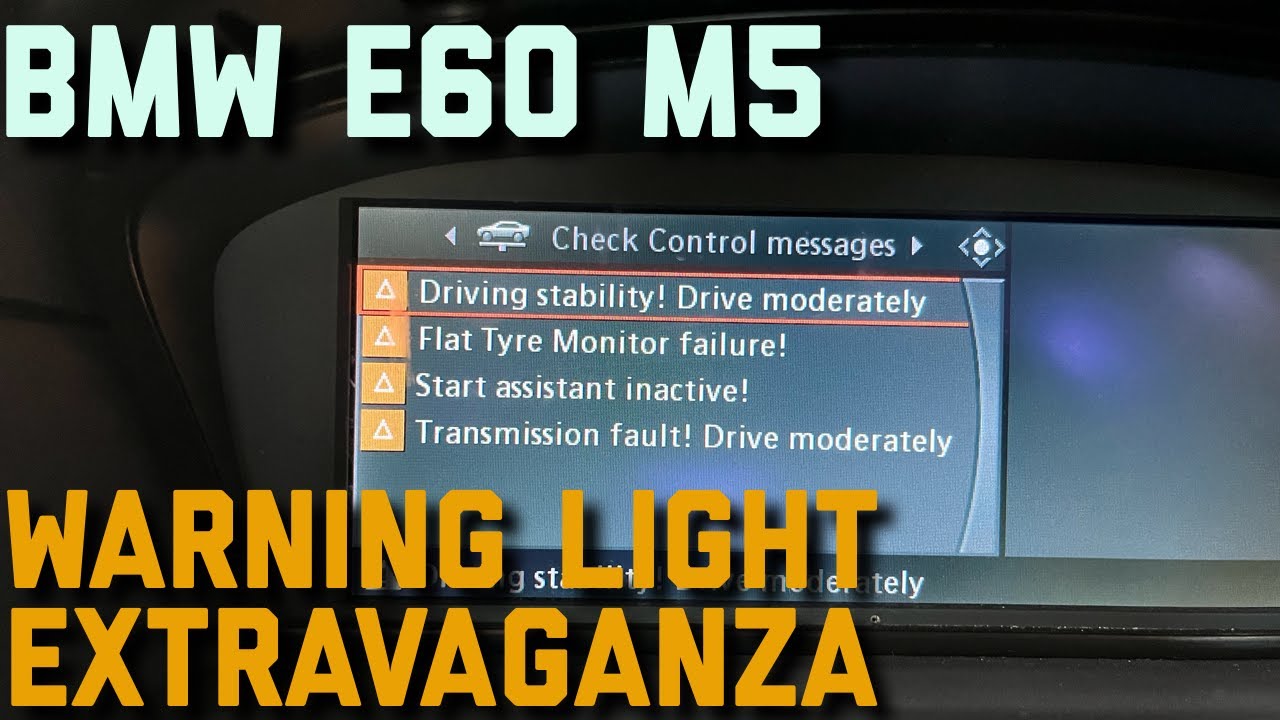 BMW E60 M5 DSC Fault? - YouTube