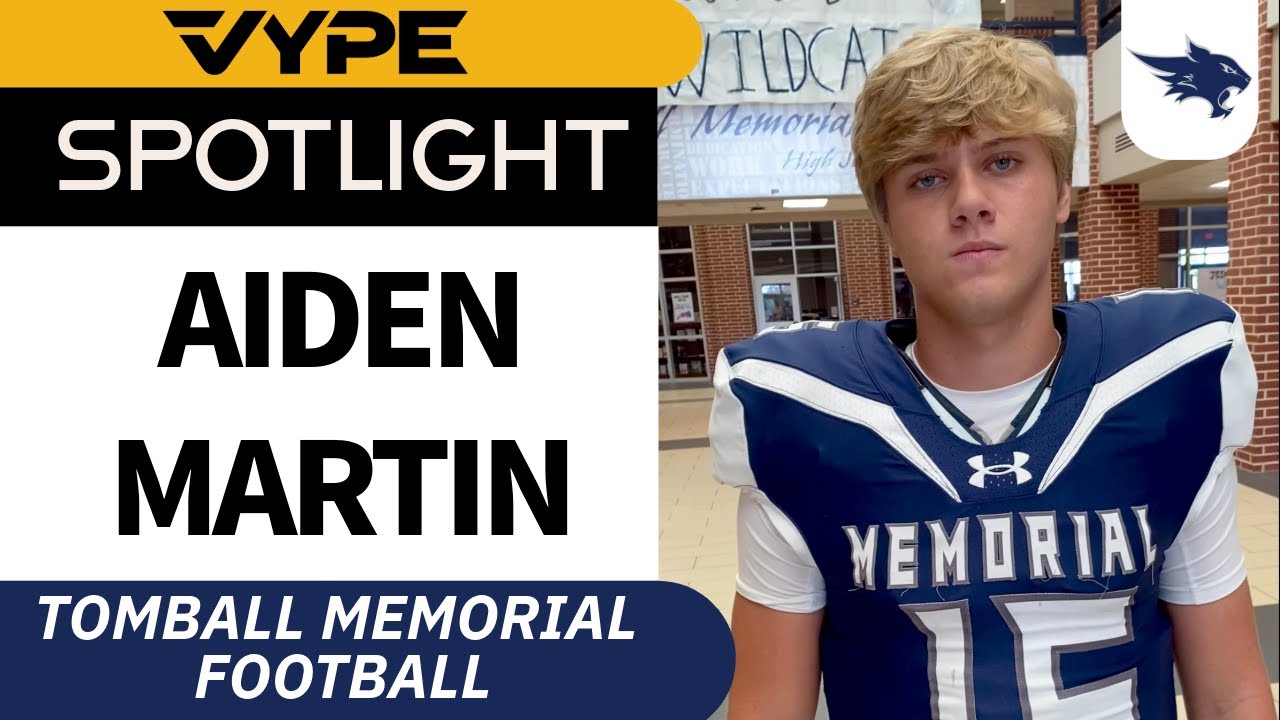 VYPE Spotlight | Tomball Memorial High School Football: Aiden Martin ...
