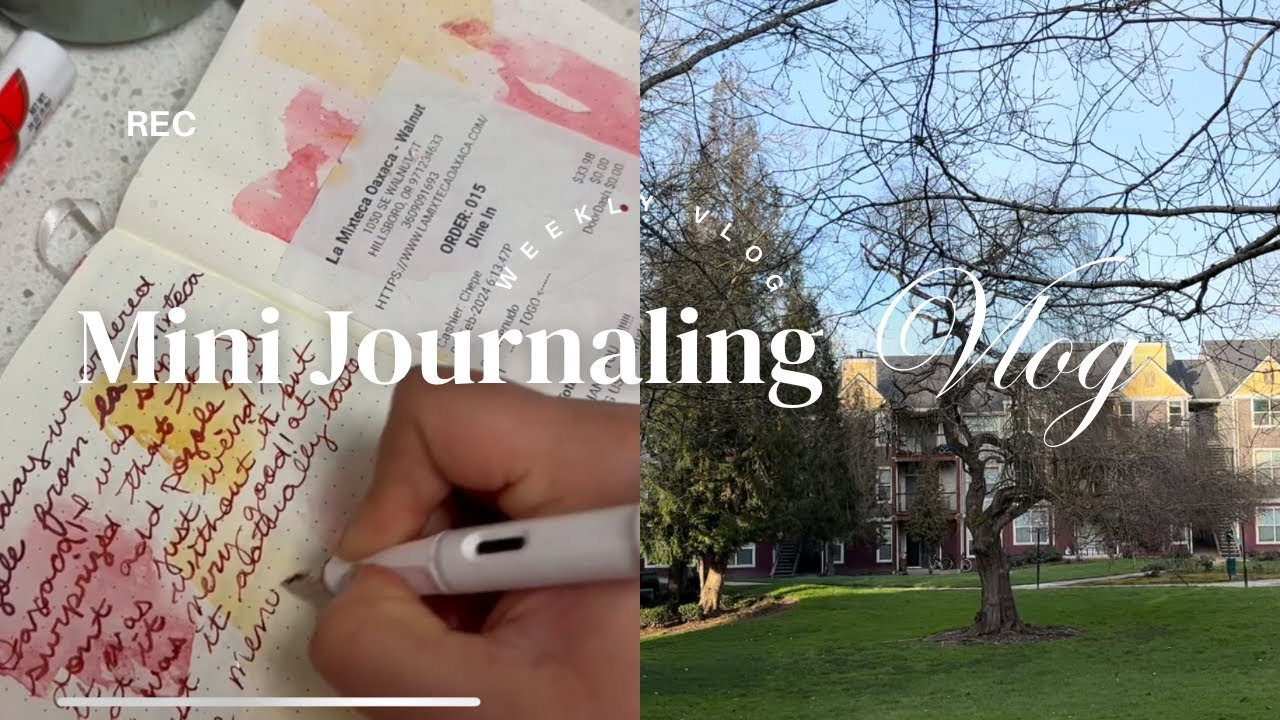 Mini Journaling Vlog 02 - YouTube