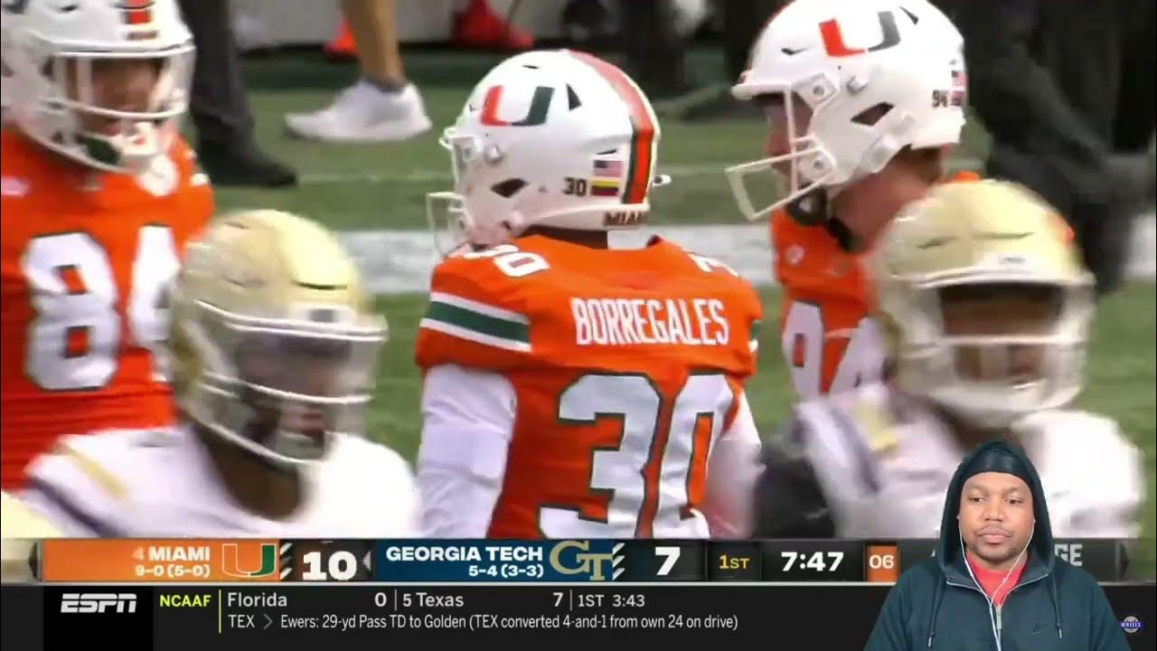 AL REACTS to #4 Miami vs Georgia Tech | Full Game Highlights| 2024 College Football - YouTube