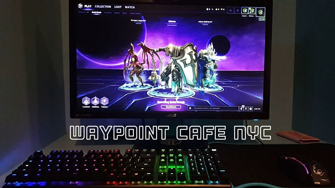 Waypoint Cafe NYC | Gaming Cafe - YouTube