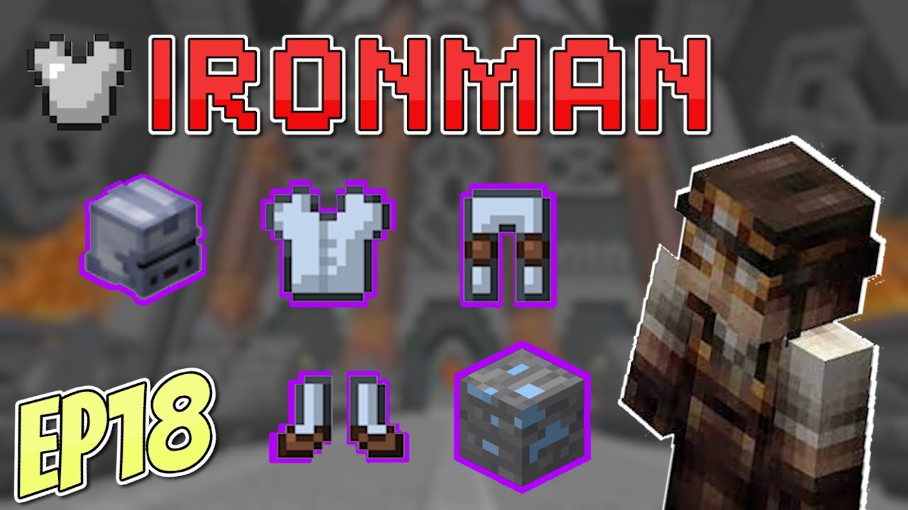 Ironman Skyblock - My Second Mining Set | EP18 - YouTube